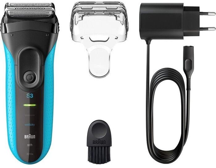 Braun Series 3 Pro Skin rakvél - Blá | ELKO