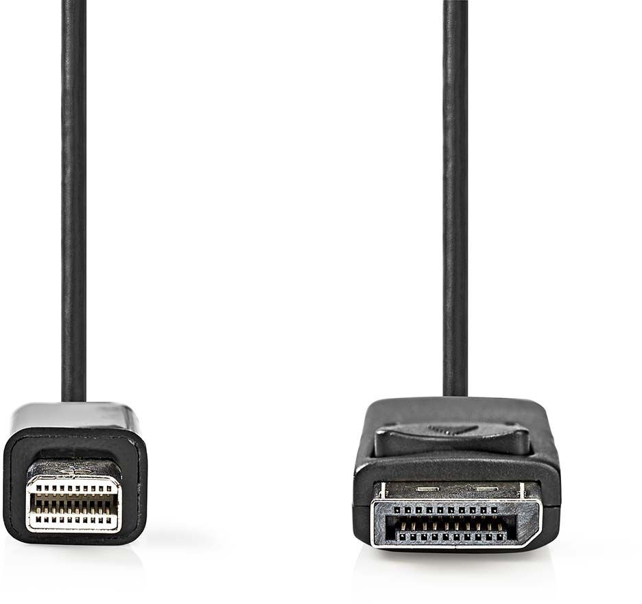 Nedis Mini DisplayPort í DisplayPort snúra - Svört | ELKO