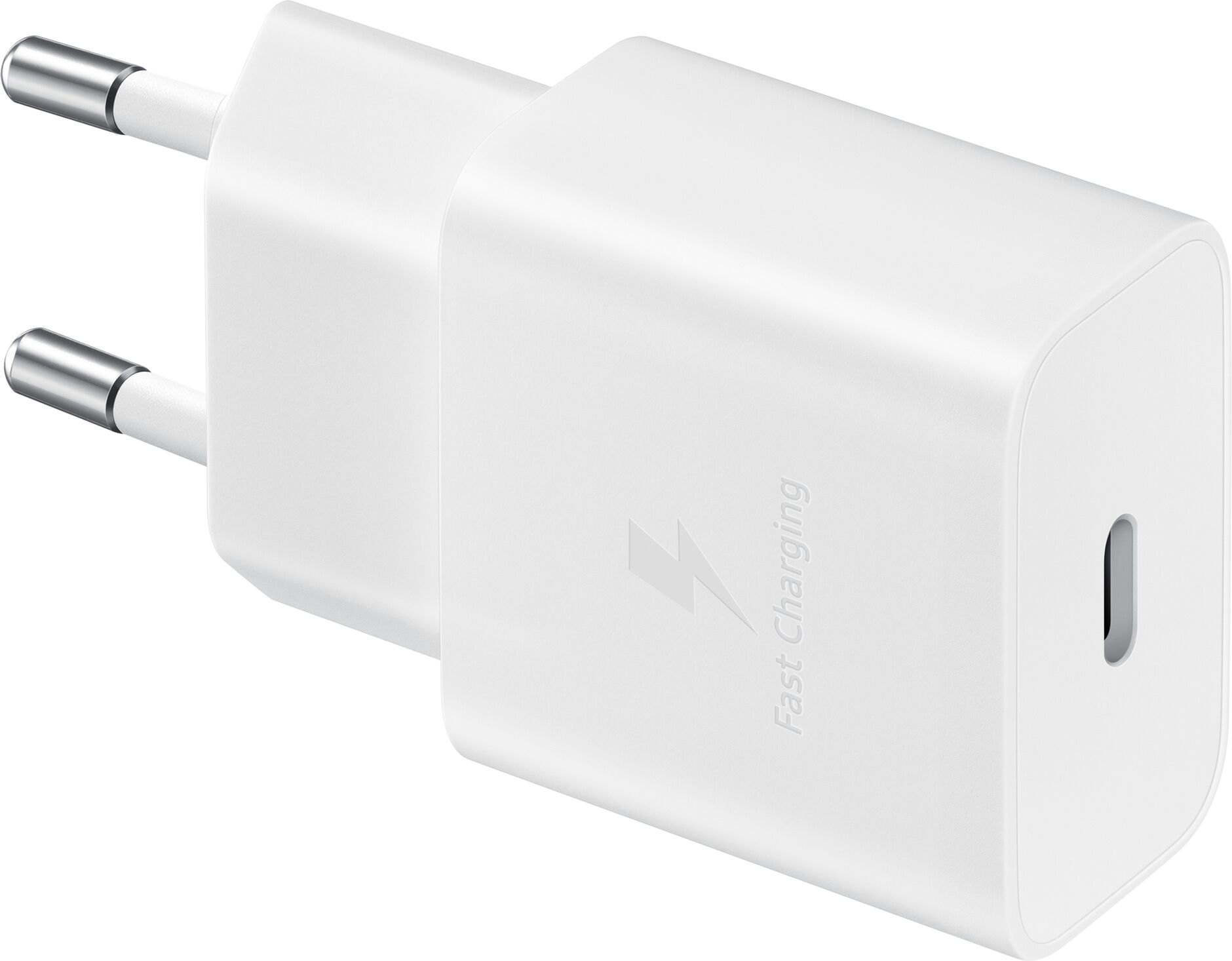 Samsung hleðslutæki 15W USB-C með kapli - Hvítt | ELKO