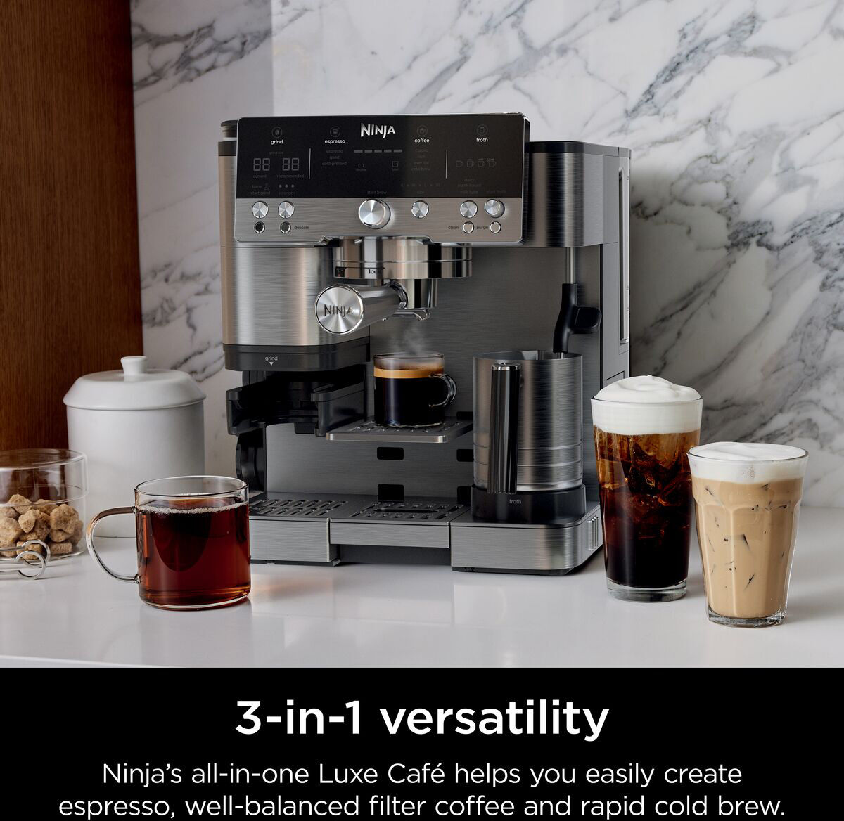 Ninja Luxe Cafe Premier espresso kaffivél | ELKO