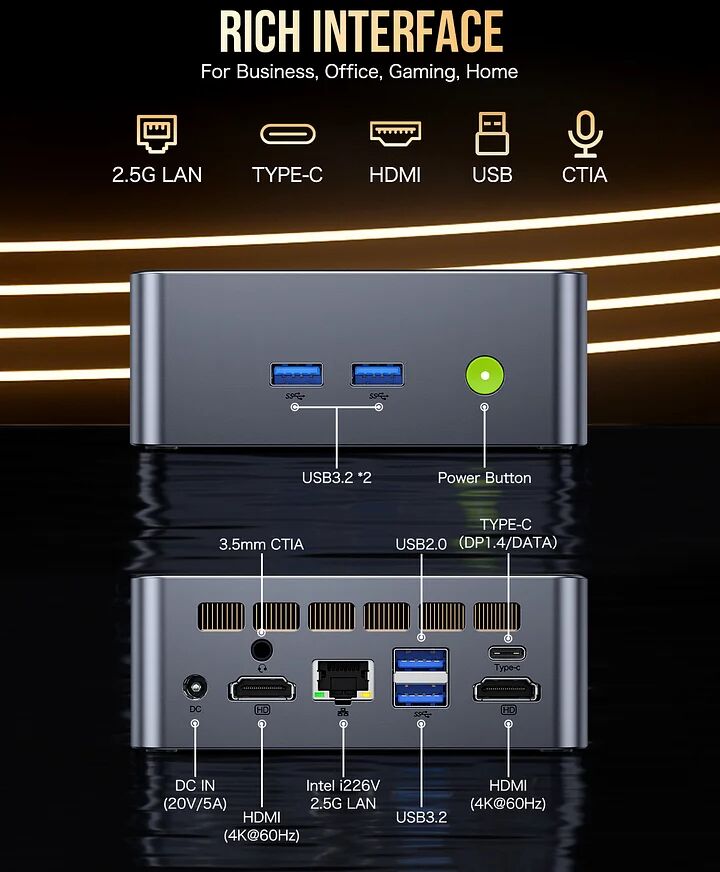 GMKTec NucBox M3 Plus smátölva I9/16/1TB | ELKO
