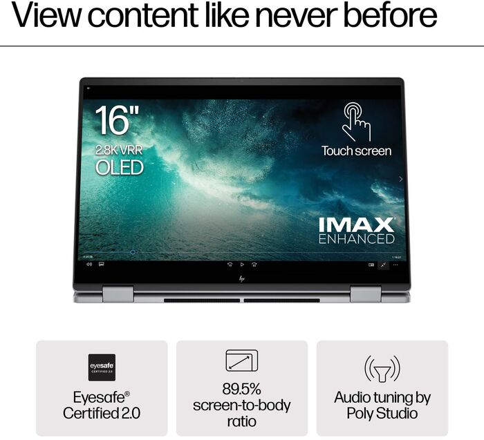 HP Envy X360 R7/16/1 TB 16" fartölva