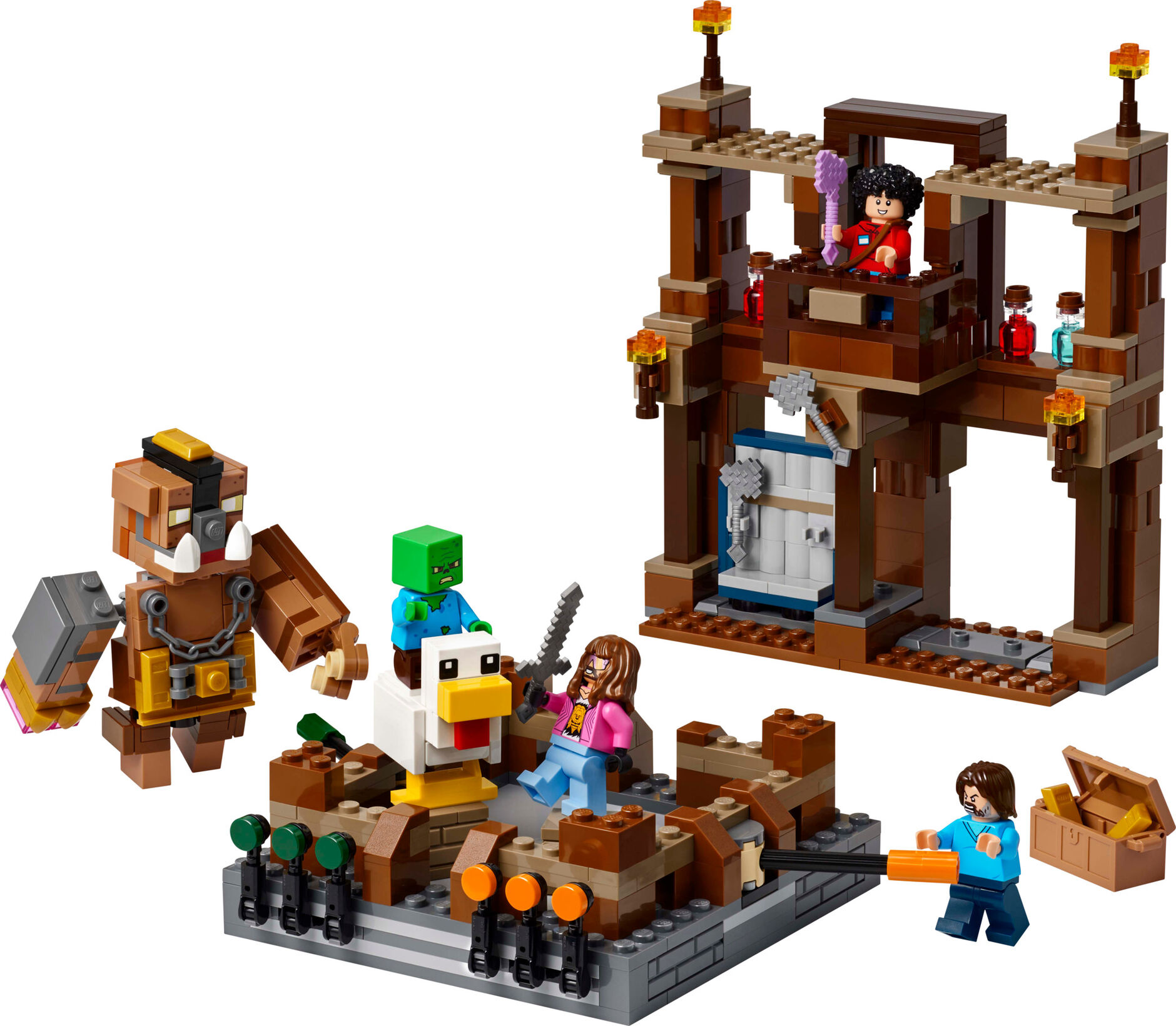 LEGO Minecraft Woodland Mansion bardagahringurinn 21272 | ELKO