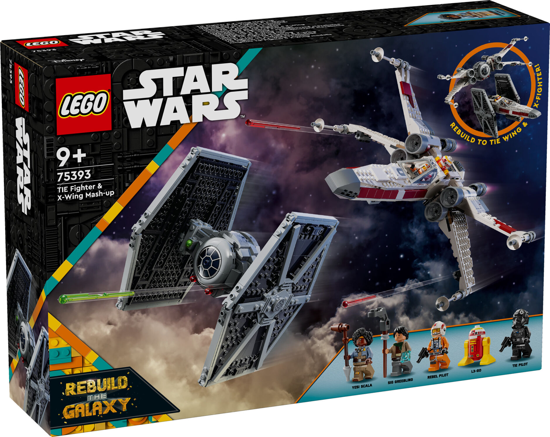 LEGO Star Wars TIE fighter og X-Wing 75393 | ELKO