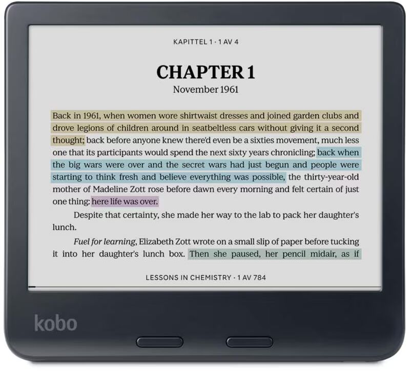Kobo Libra Colour lesbretti - 32 GB | ELKO
