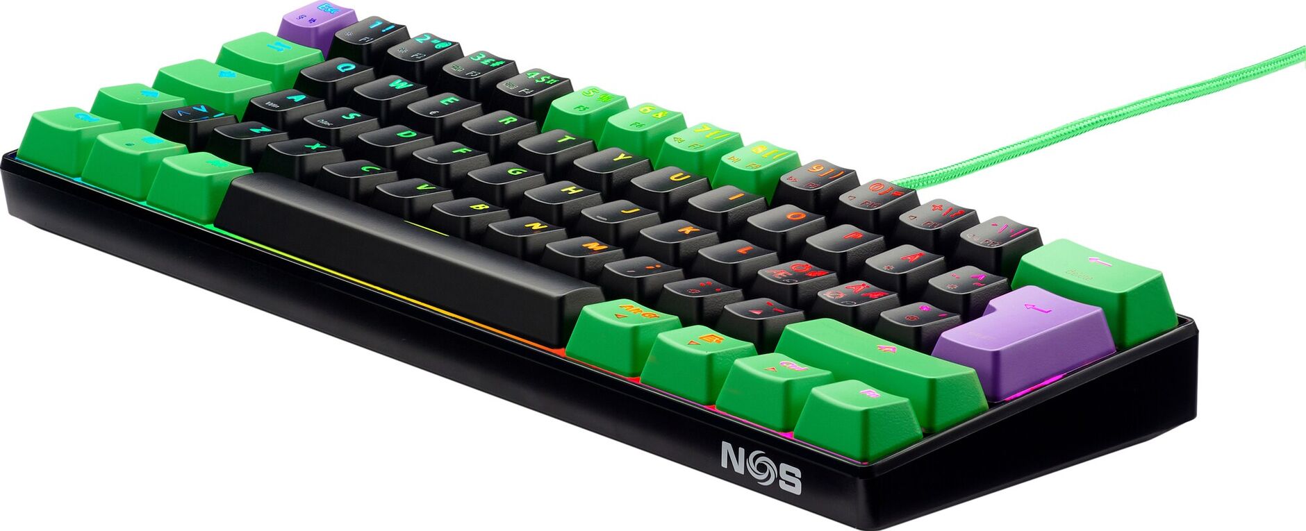 NOS C-450 Mini Pro RGB leikjalyklaborð - Riddle | ELKO