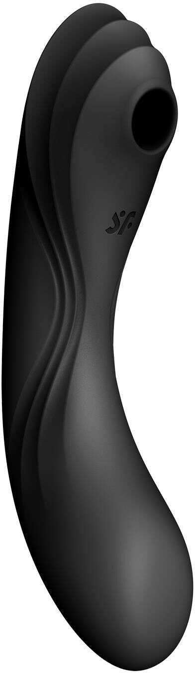 Satisfyer Curvy Trinity 4 sogtæki og titrari - Svart | ELKO
