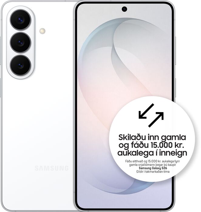 Samsung Galaxy S26 256GB White | ELKO