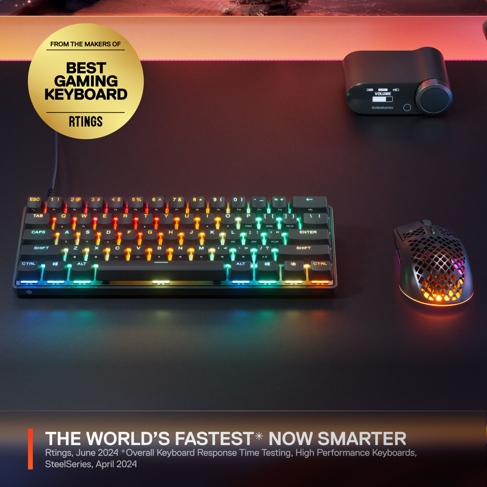 SteelSeries Apex Pro Mini Gen 3 leikjalyklaborð - Svart | ELKO
