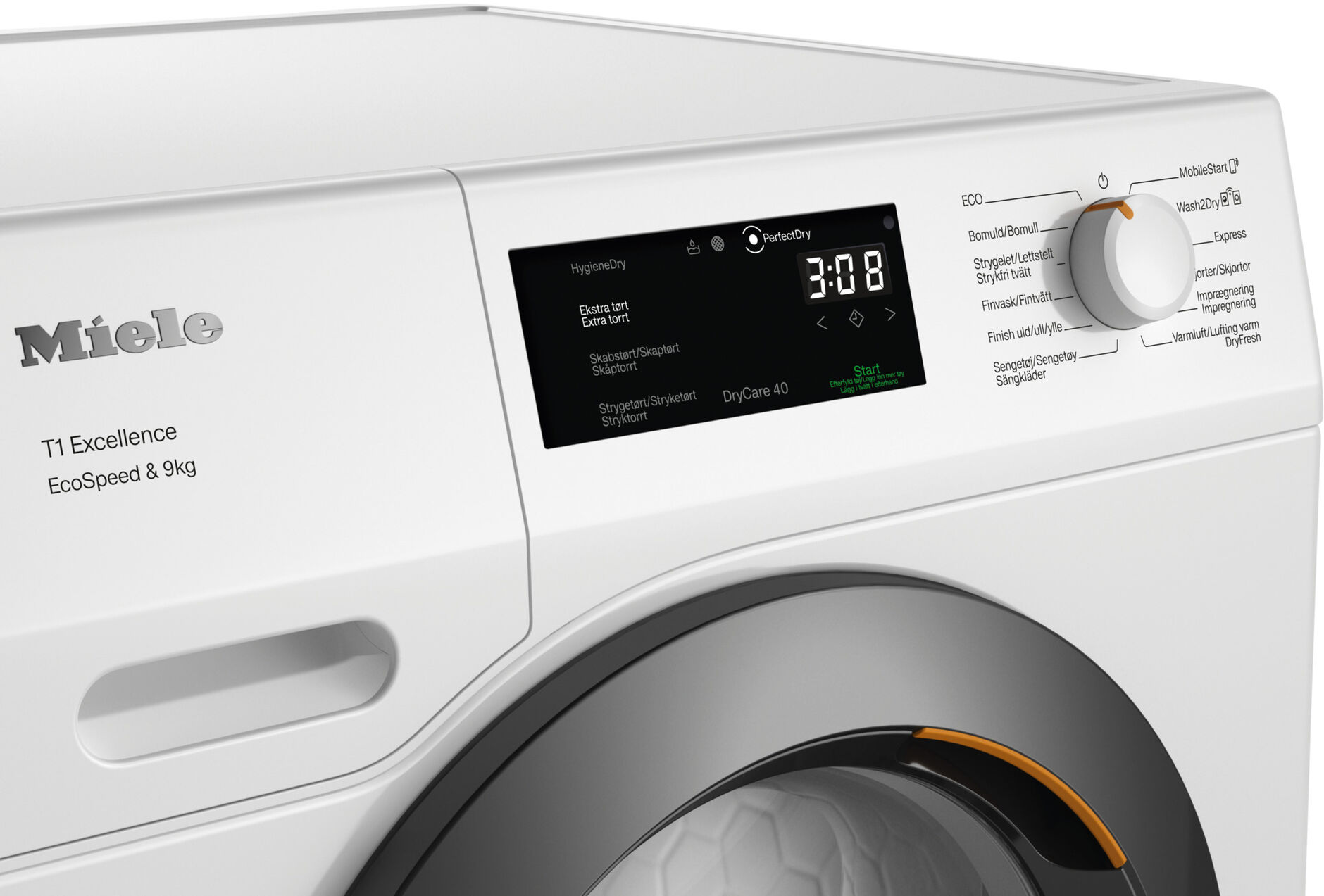 Miele EcoSpeed þurrkari TED655WP | ELKO
