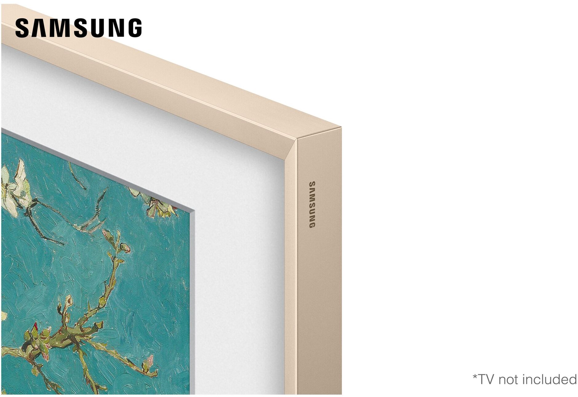 Samsung 85" The Frame rammi - Metal Sandgold | ELKO